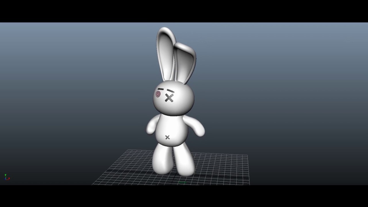 Bunny Character Animation Test - YouTube