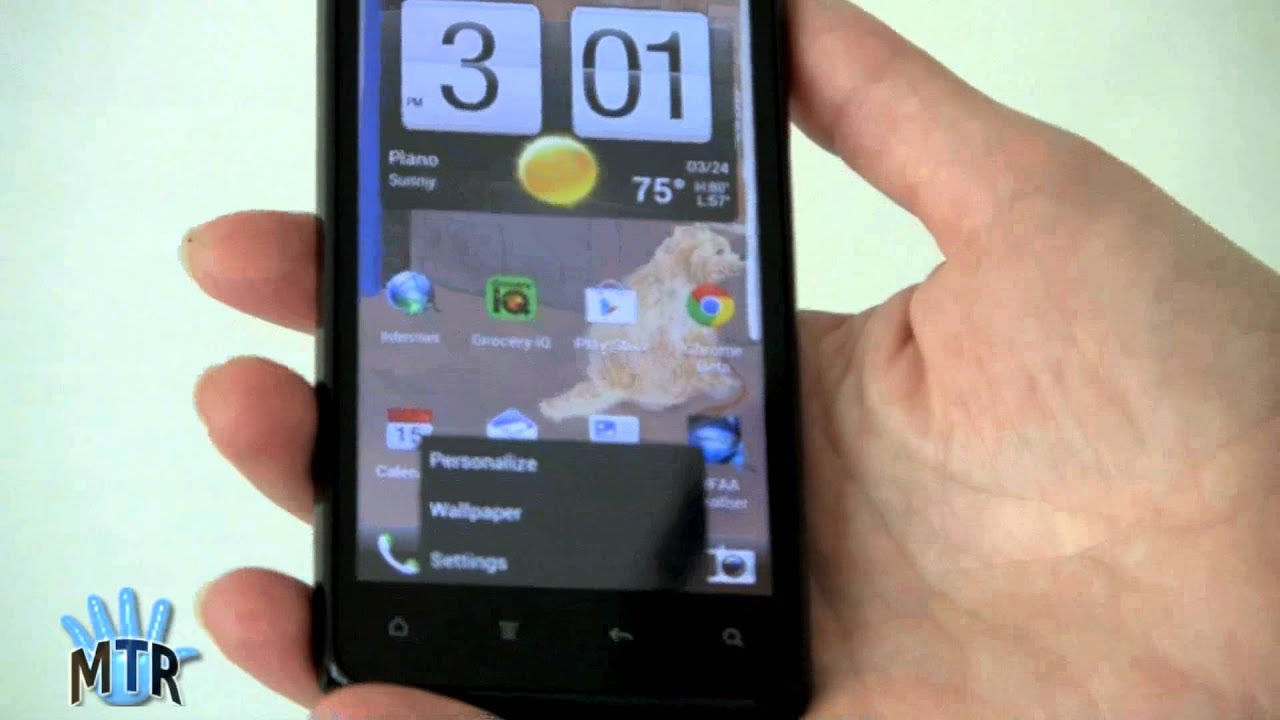 Android 4.0 ICS Running on HTC Vivid - YouTube
