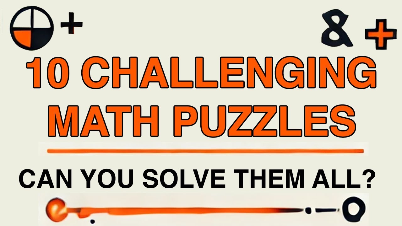 10 Mind-Bending Math Quiz Puzzles | Sharpen Your Skills and Challenge Your Mind! - YouTube