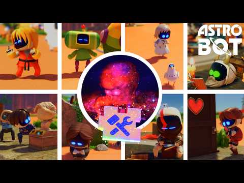 ASTRO BOT The TENTACLE SYSTEM All the BOT and PUZZLE PIECE LOCATIONS