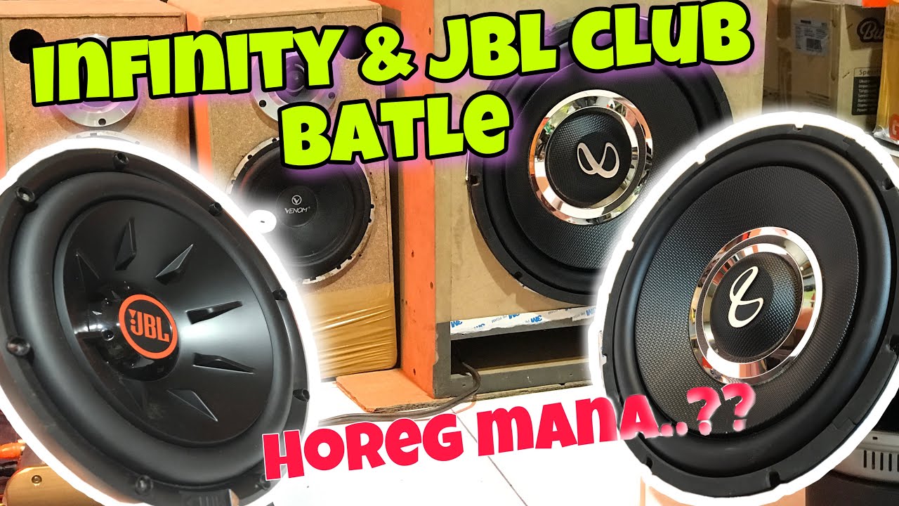 SUBWOOFER INFINITY BY HARMAN & JBl CLUB TESSS - YouTube