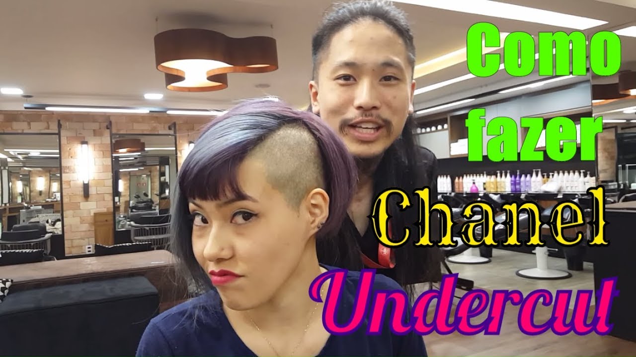 Como cortar chanel undercut prático - Bruno Kotama - YouTube