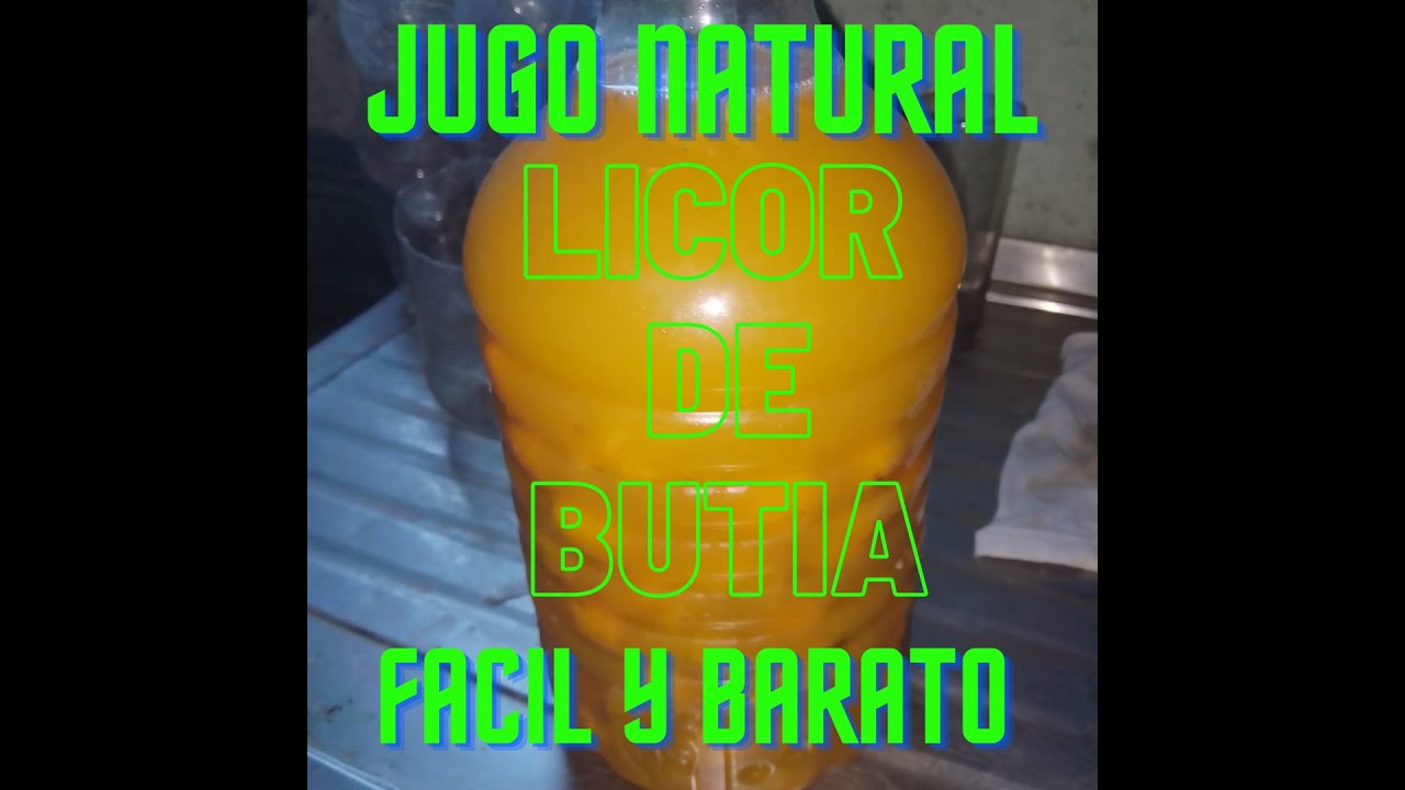 👍HUERTO URBANO --LICOR de BUTIA--FÁCIL Y ECONÓMICO--SE CONSERVA ASTA UN ...