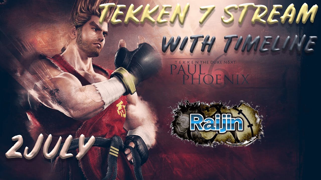 Tekken stream with timeline, choose the game you like to watch - YouTube
