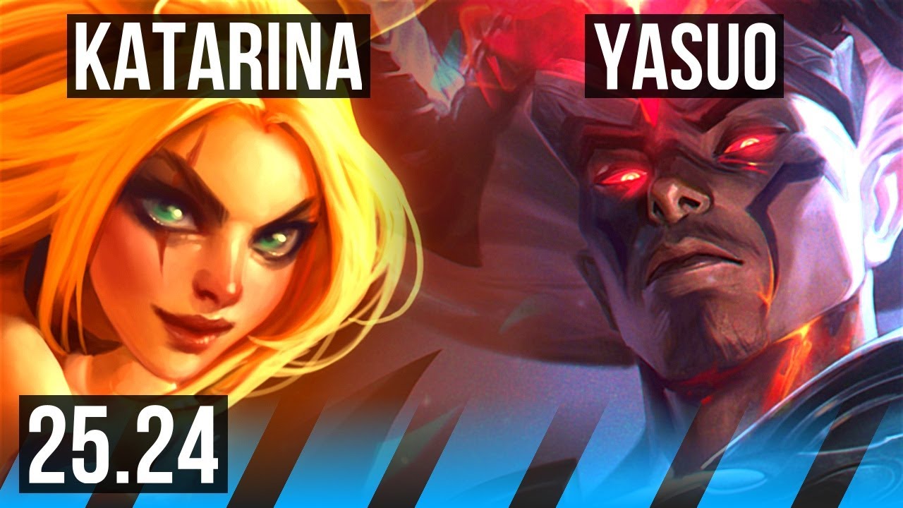 KATARINA vs YASUO (MID) | Good KDA: 21/1/4 | EUW Master | 25.24 - YouTube