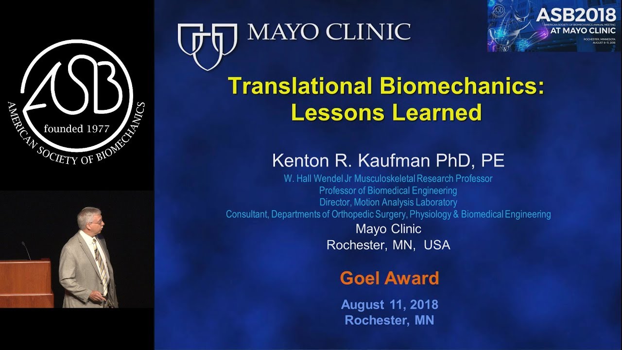 Kaufman - Translational biomechanics: lessons learned - YouTube