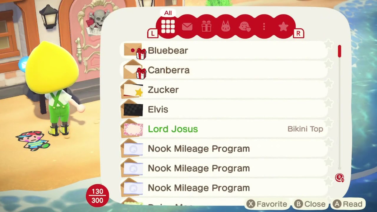 Canberra Sends me a Letter for Going to her Birthday in Animal Crossing ...