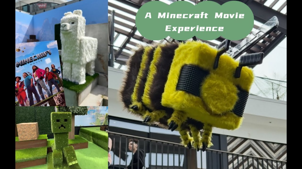 A Minecraft Movie Experience in Century City Westfield - YouTube