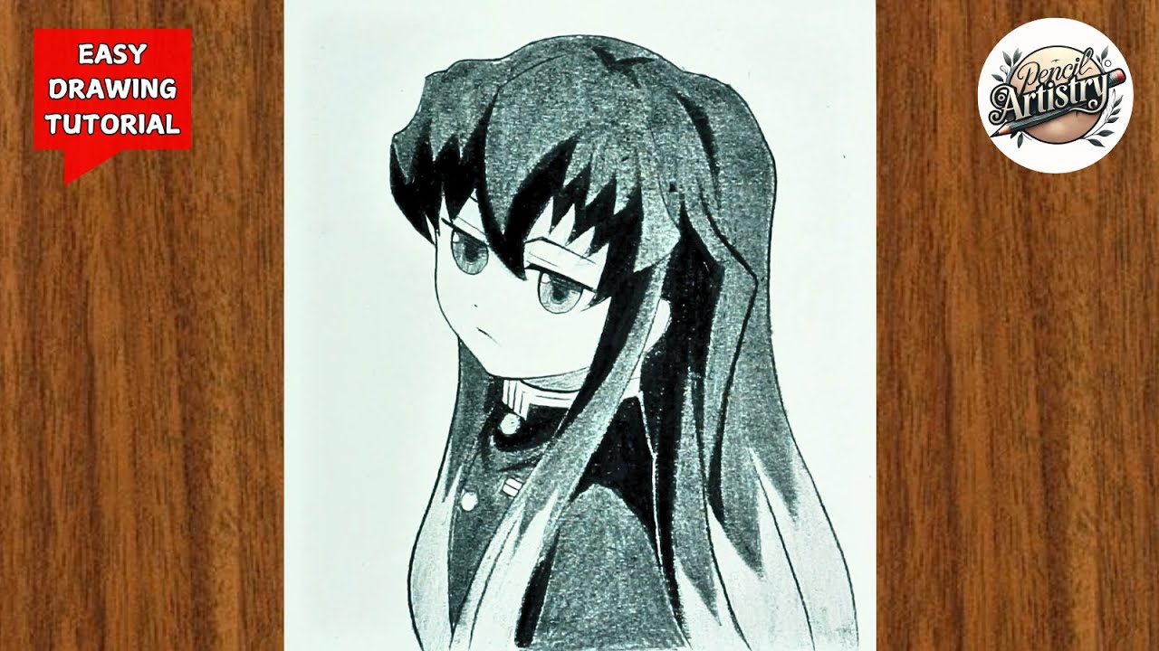 How to Draw Tokito Muichiro Step by Step | Tokito Muichiro Art Process ...