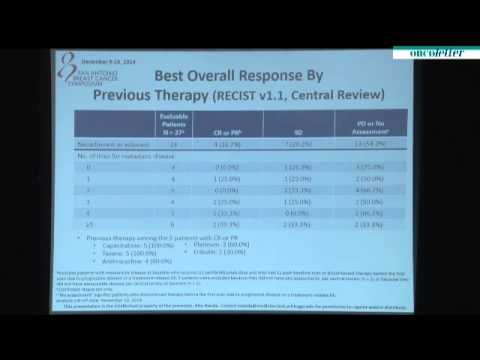 SABCS 2014: Rita Nanda, Chicago (pembrolizumab) - YouTube