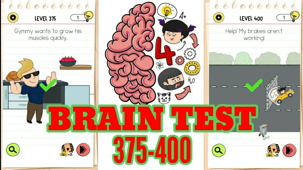 BRAIN TEST 375 - 400 BRAIN OUT BRAIN TEST 2 - YouTube