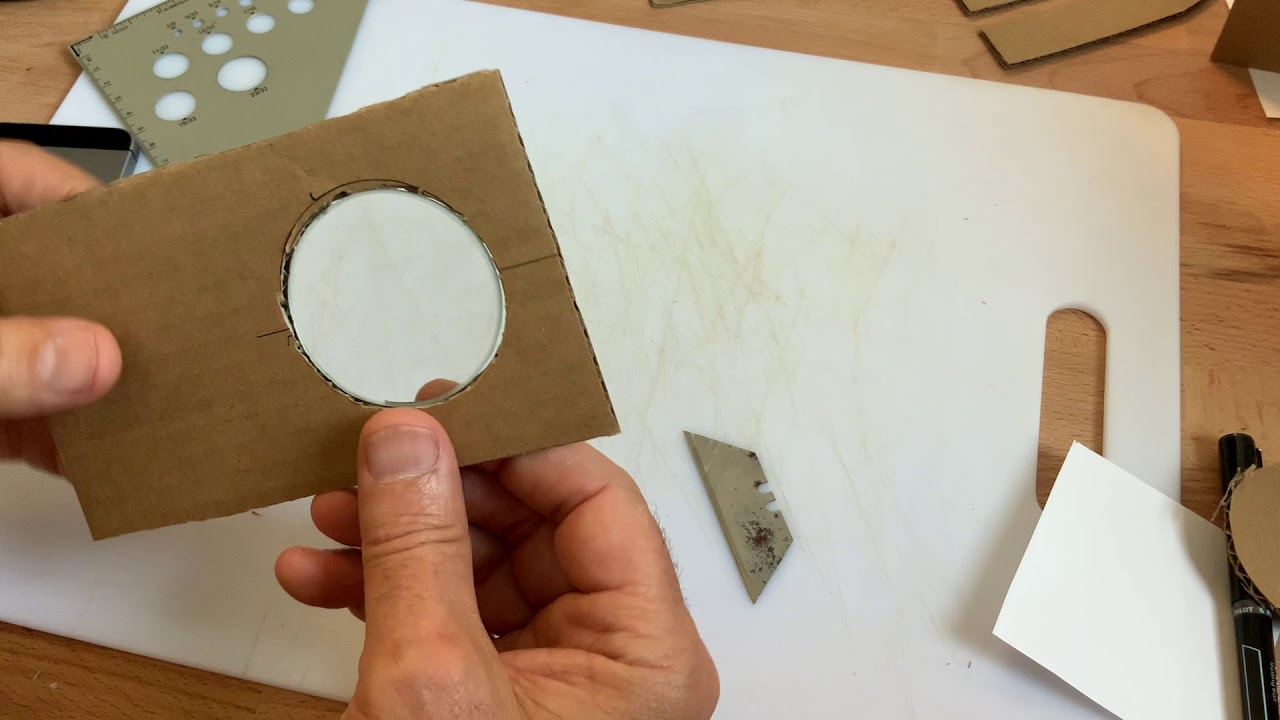DIY Lab building a lens holder - YouTube
