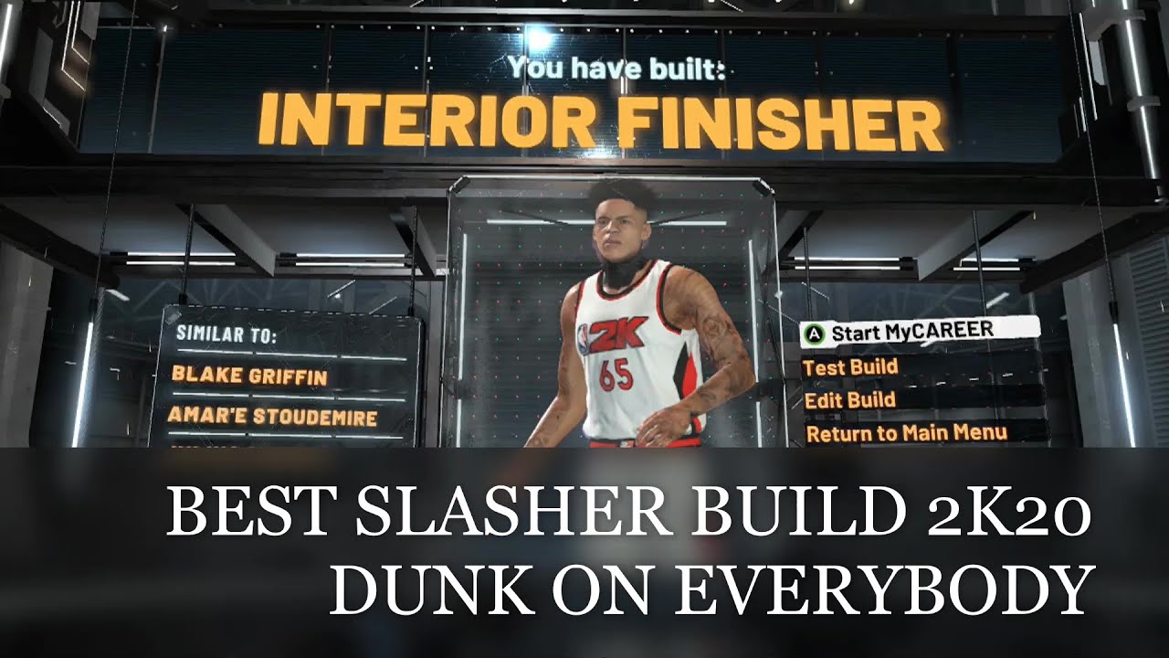 THE CRAZIEST SLASHER BUILD IN 2K20|99 DUNKING - YouTube
