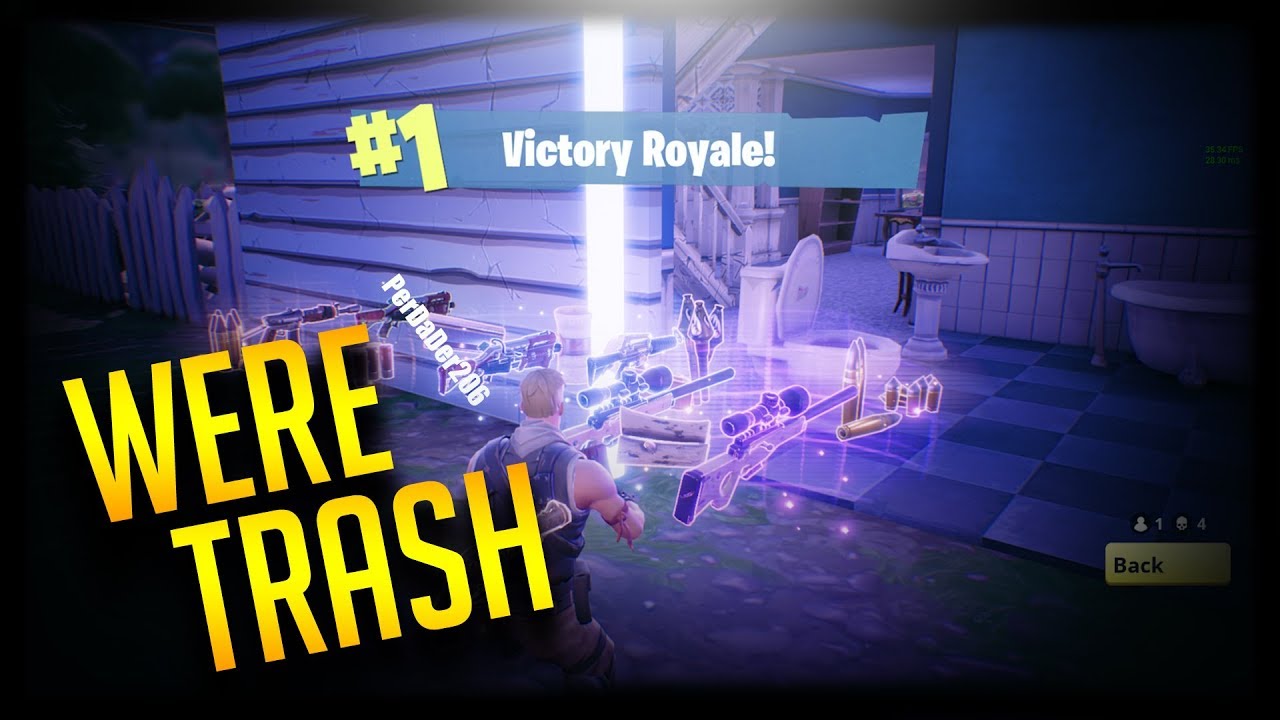Were Trash l Fortnite Battle Royale - YouTube