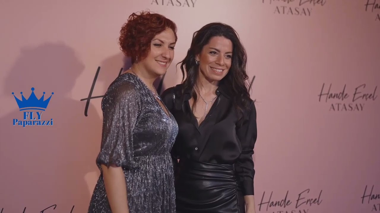 Hande Erçel Interview at the promotion party of Atasay Jewelry - YouTube