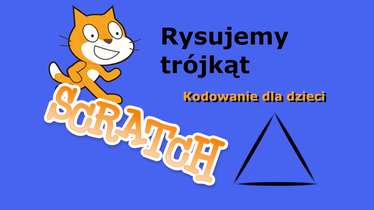 Scratch - rysujemy trójkąt - YouTube