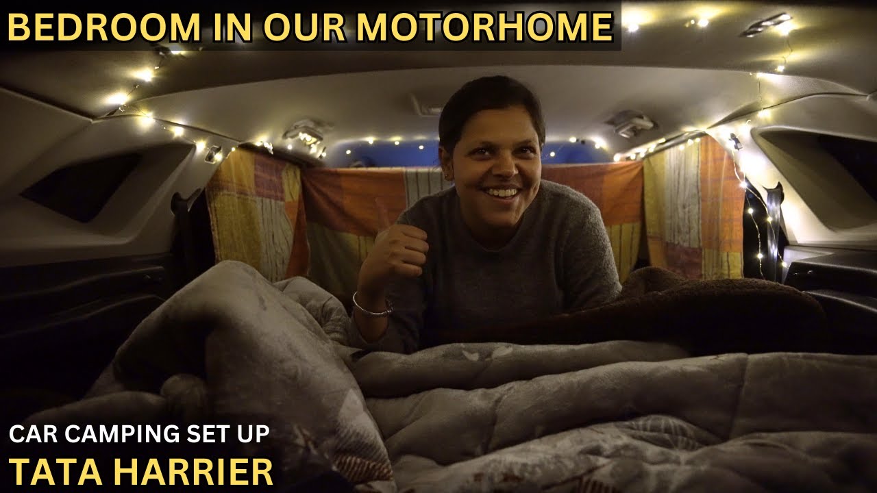 Our Easy Bed Setup in TATA HARRIER⎜ CAR CAMPING ⎜JAMMU & KASHMIR ⎜ seek ...
