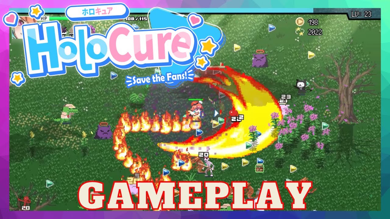 HoloCure - Save the Fans! Gameplay Walkthrough / [No Commentary] - YouTube