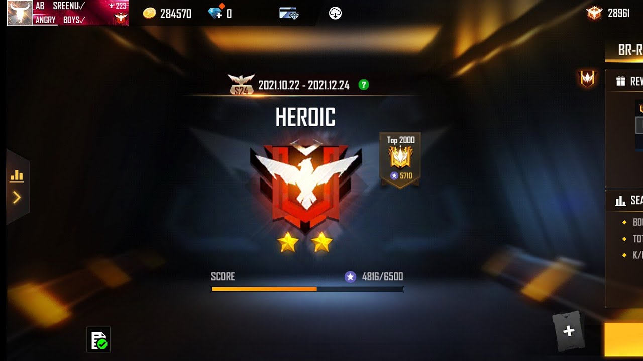 Rank pushing go to Grand master 5000+ score || #free - YouTube