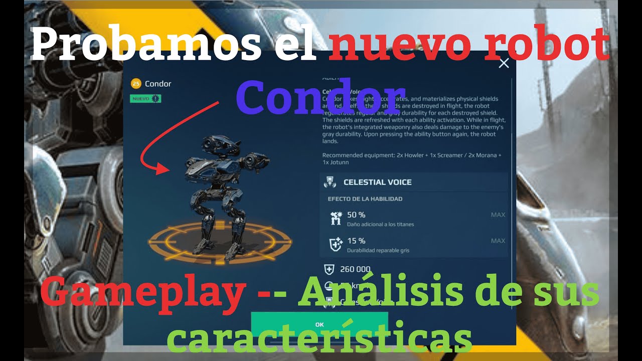 🔥NUEVO ROBOT Condor // El próximo Rey de los cielos - War Robots # ...