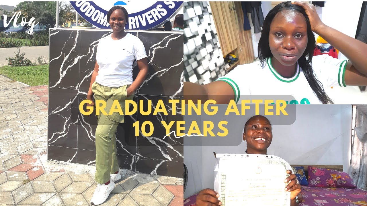 FINALLY a GRADUATE after 10 YEARS / FINISHING NYSC IN NIGERIA - YouTube