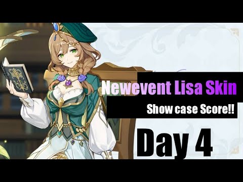 Genshin impact - New event lisa Skin!! Day - 4 - YouTube