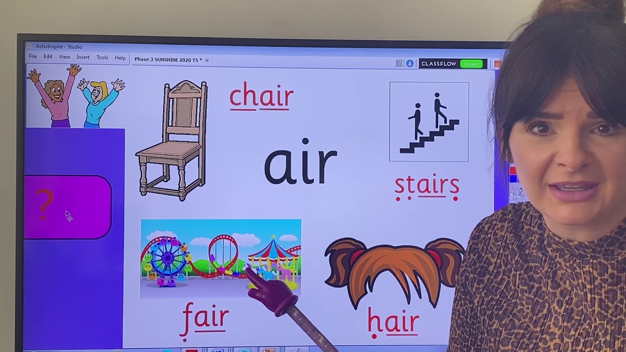 Reception - Phase 3/4 Phonics - ‘air’ - YouTube