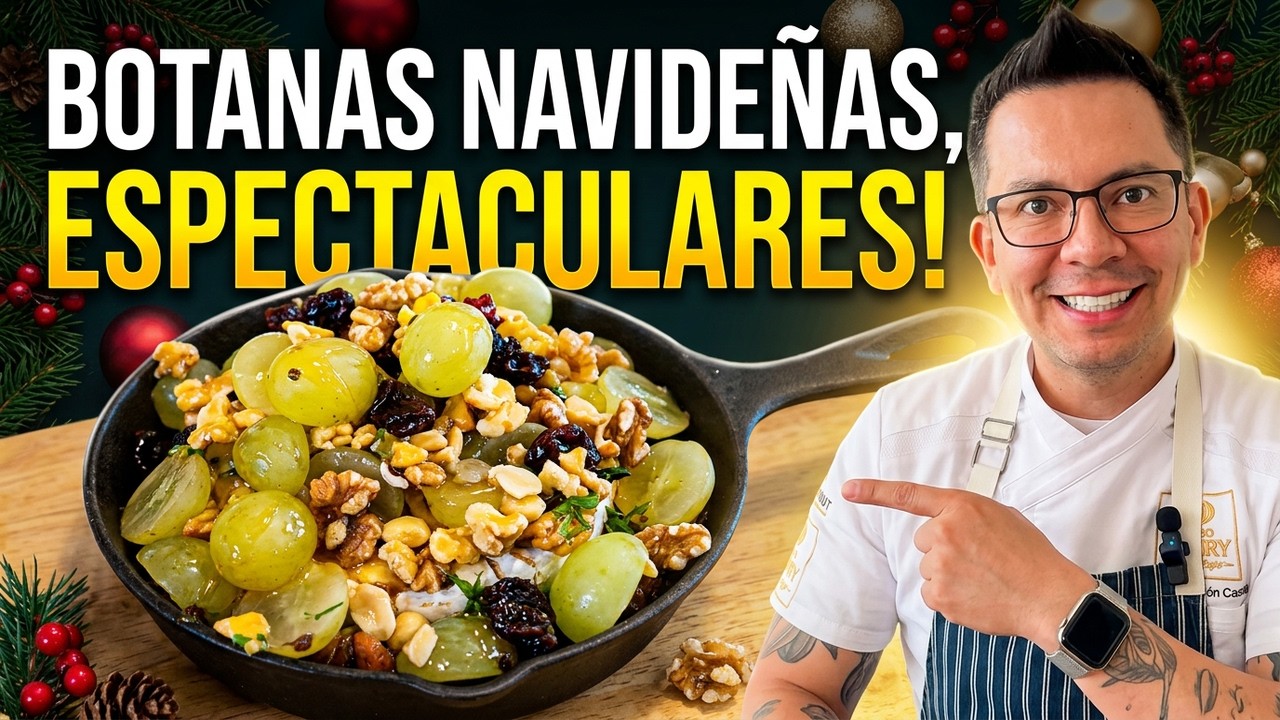 Prepara estas Botanas Navideñas y olvidate que dar para recibir a tus ...