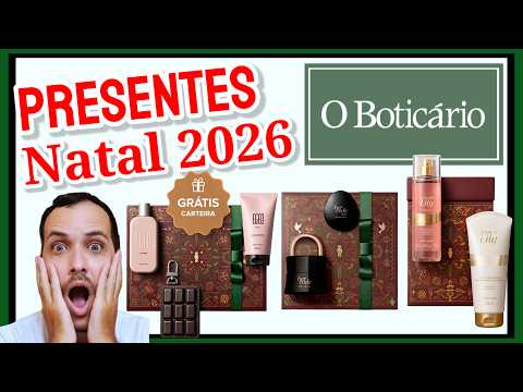 PRESENTES NATAL Boticário 2026 (OLHA SÓ ISSO! Vocês Estão PREPARADOS?) 😱