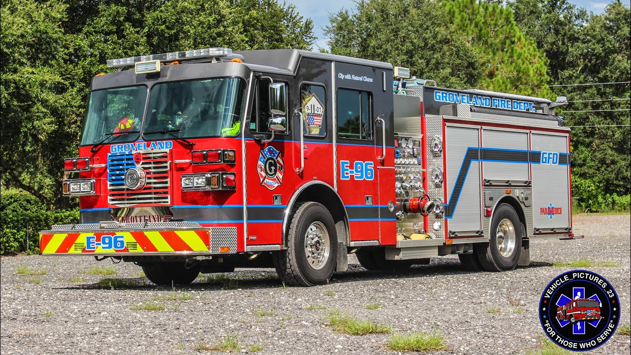 Groveland Fire Department Engine 96 responding to a medical emergency ...