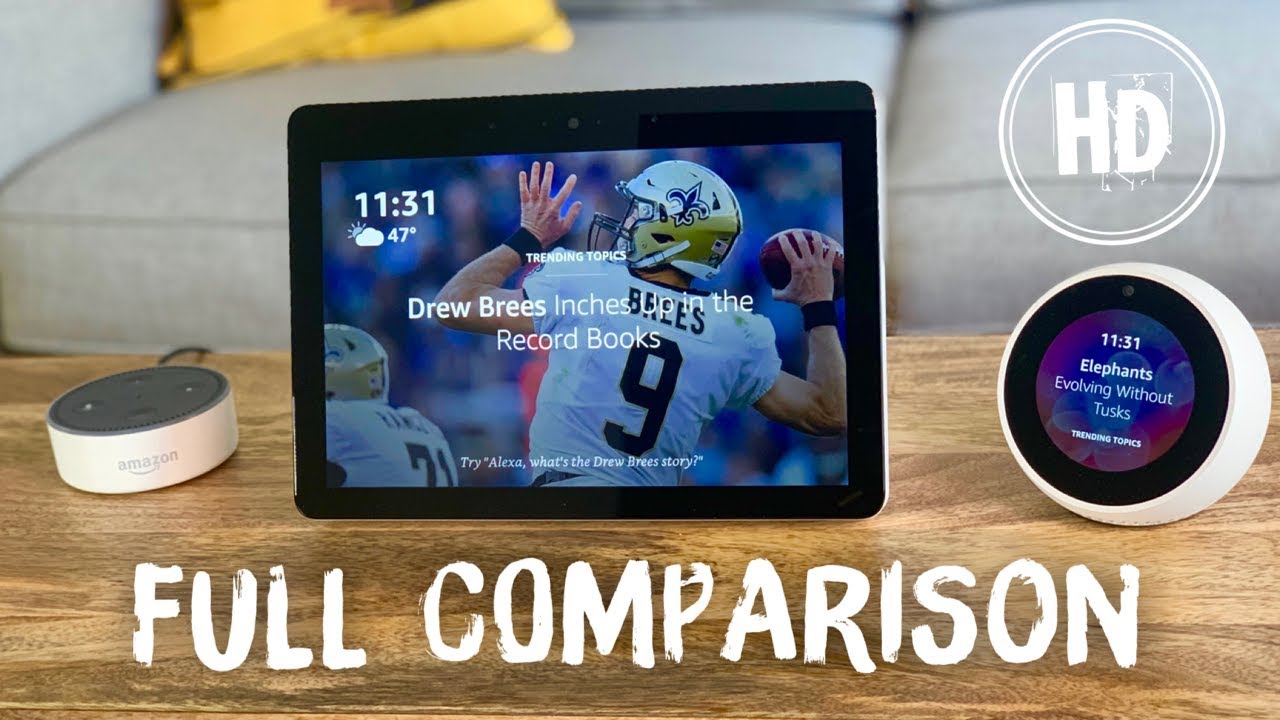 Amazon Echo Show 2nd Gen, Spot, and Dot 2nd Comparison - Best in Tech ...