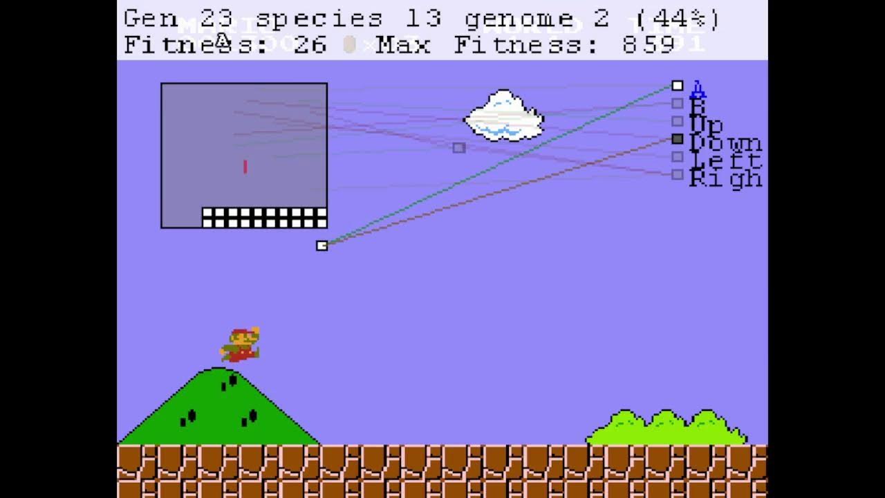 SUPER MARIO AI LEARNING - YouTube