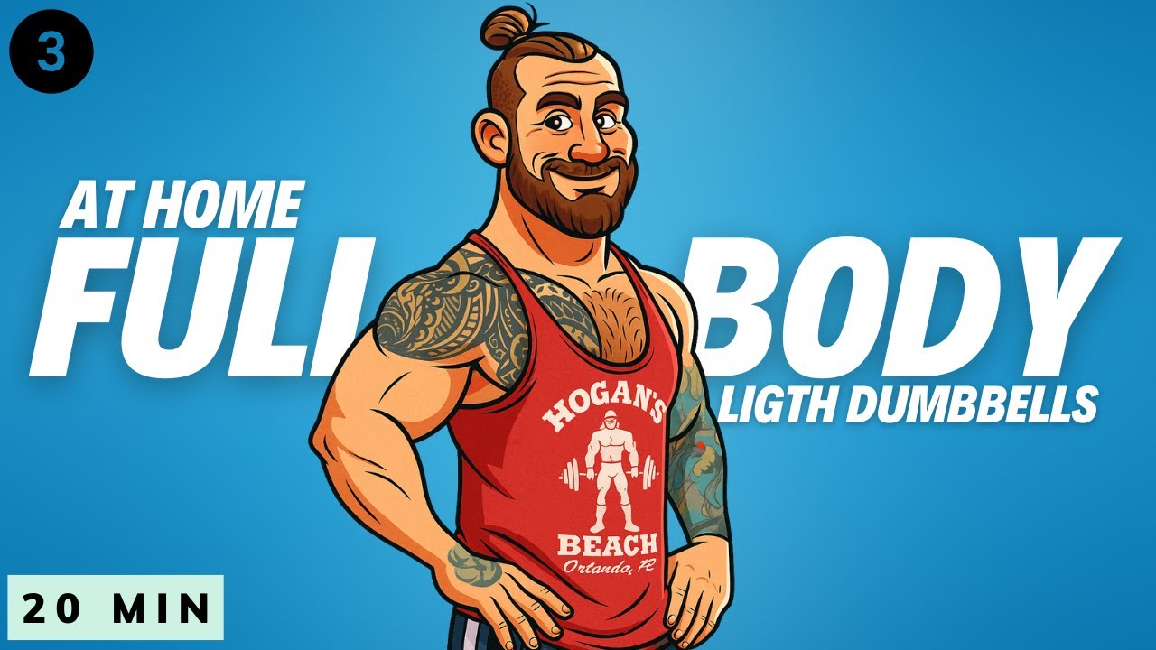 20 Min Sculpted Full Body Dumbbell Workout (fit over 40 Day 3 challenge ...