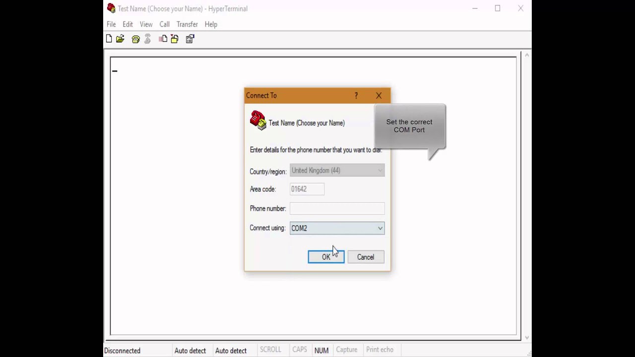 Video1 - Setting up Hyperterminal - YouTube