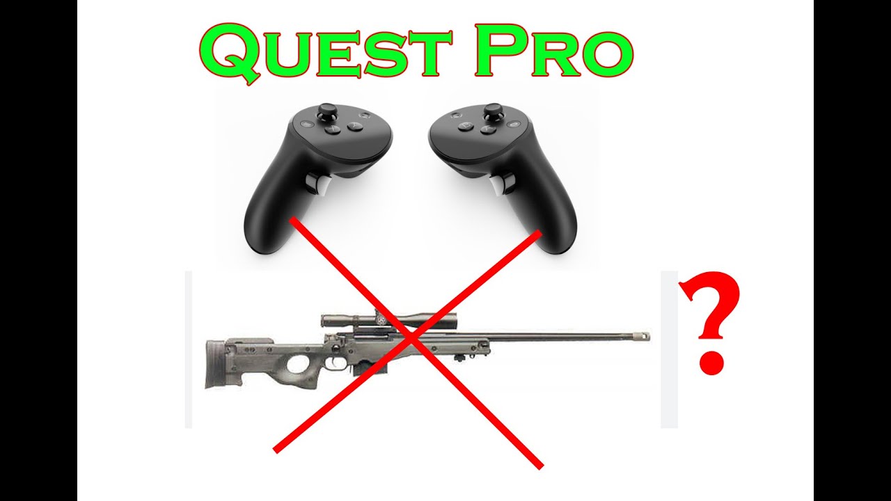 Potential tracking issue with Quest Pro controllers for VR FPS games - YouTube