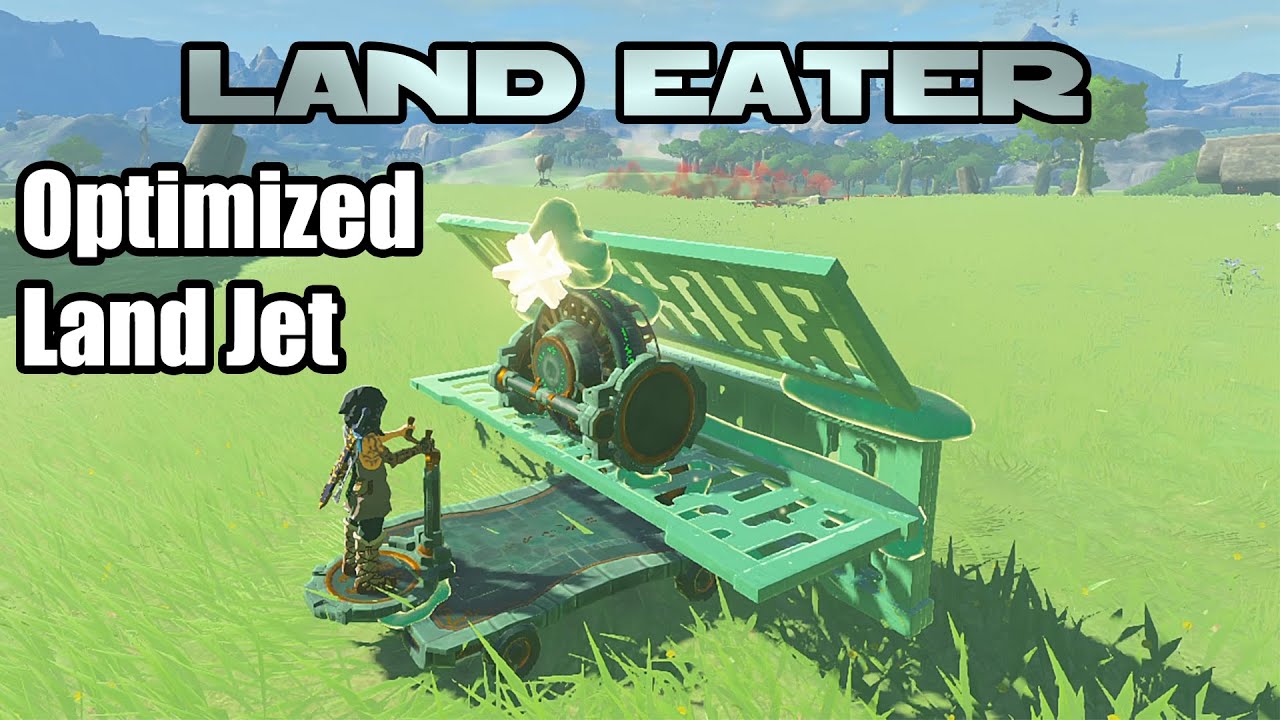 LAND EATER: Optimized Cart Land Jet - Tears of the Kingdom - YouTube