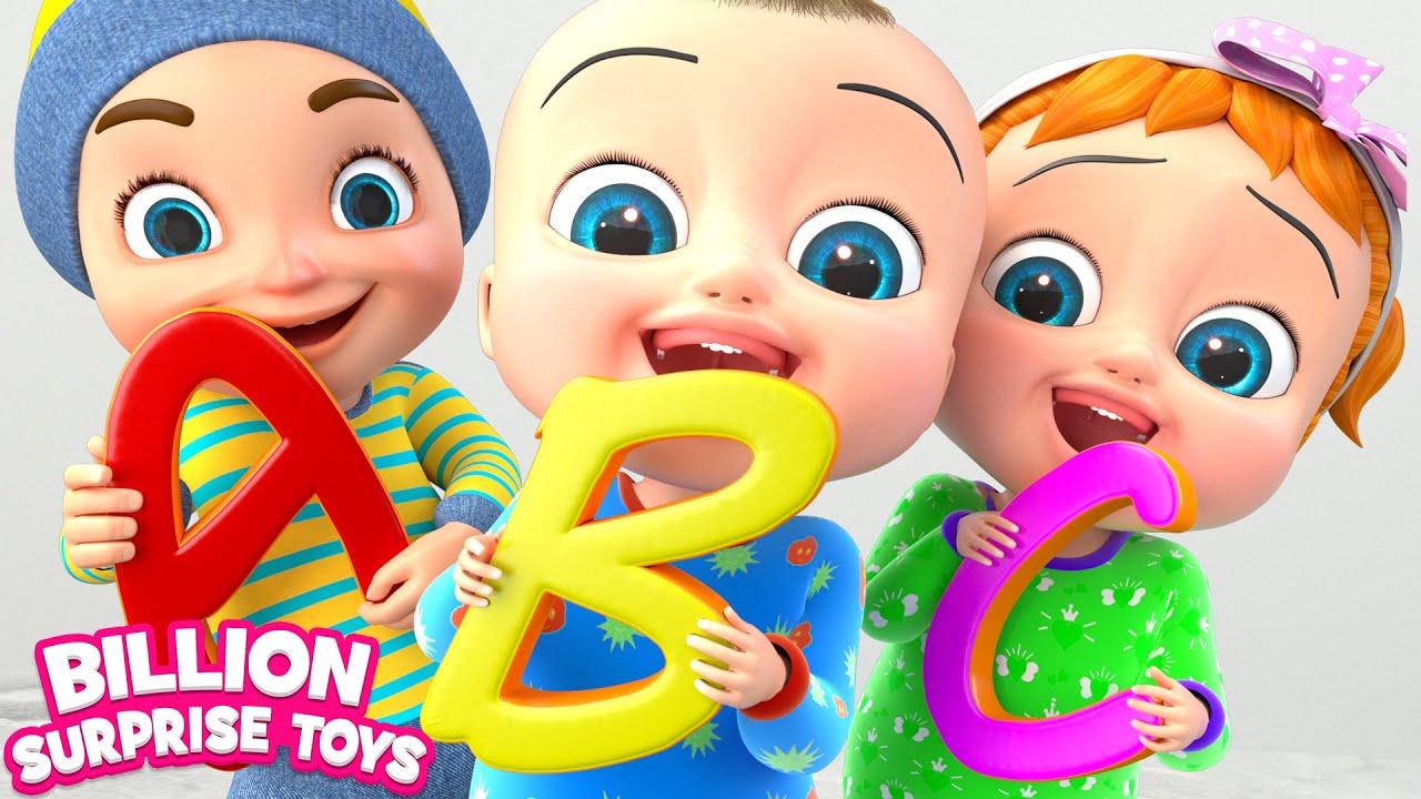 Alphabet Song - BillionSurpriseToys Nursery Rhymes, Kids Songs - YouTube
