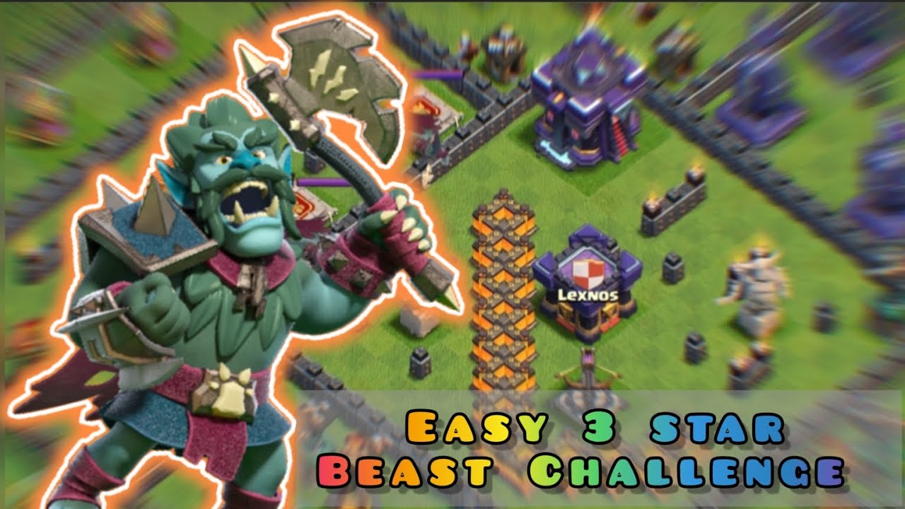 Beast King Challenge | Easy 3 Star | Sfida del Re Bestiale | Tutorial ...