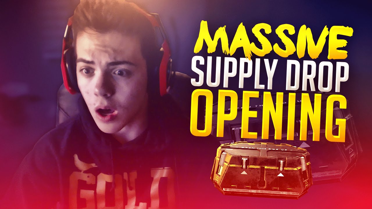 MASSIVE SUPPLY DROP OPENING!! - YouTube