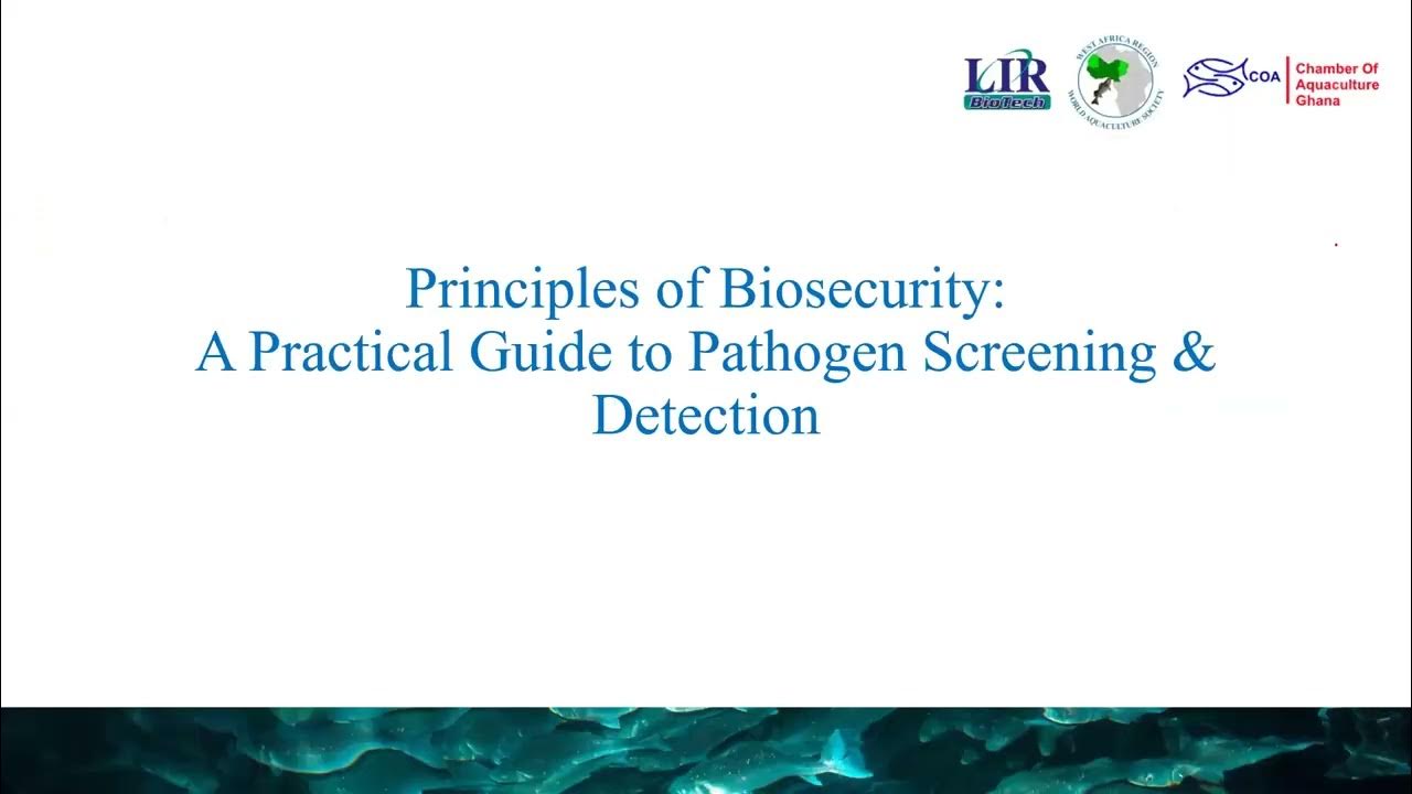 PRINCIPLES OF BIOSECURITY: A PRACTICAL GUIDE TO PATHOGEN SCREENING AND DETECTION - YouTube