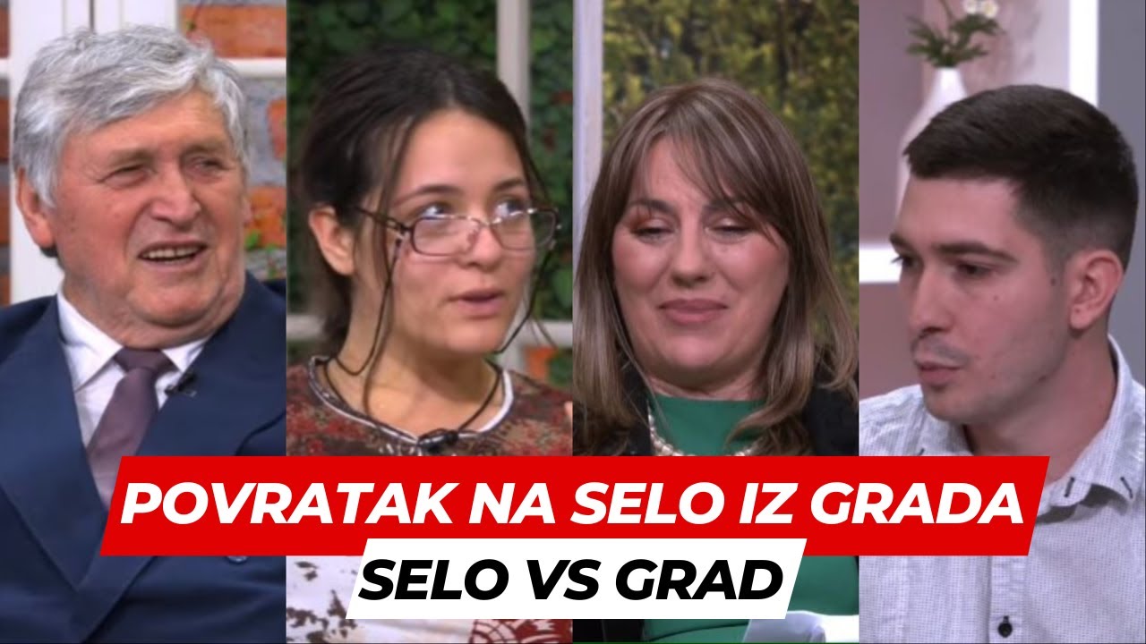 POSLE RUCKA -Grad ili selo- Sta nas najvise privlaci i/ili odbija kada ...