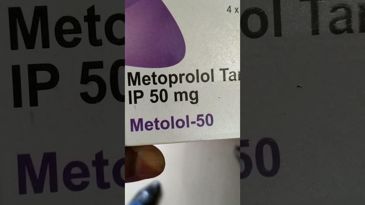 Metoprolol 50 mg tablet (Metolol-50) - YouTube