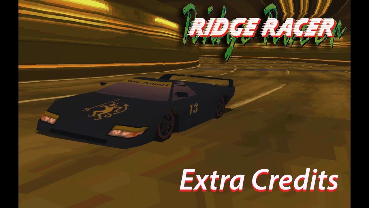 Ridge Racer (PS1) - Extra Credits + Bonus Race (1080p 60fps) - YouTube