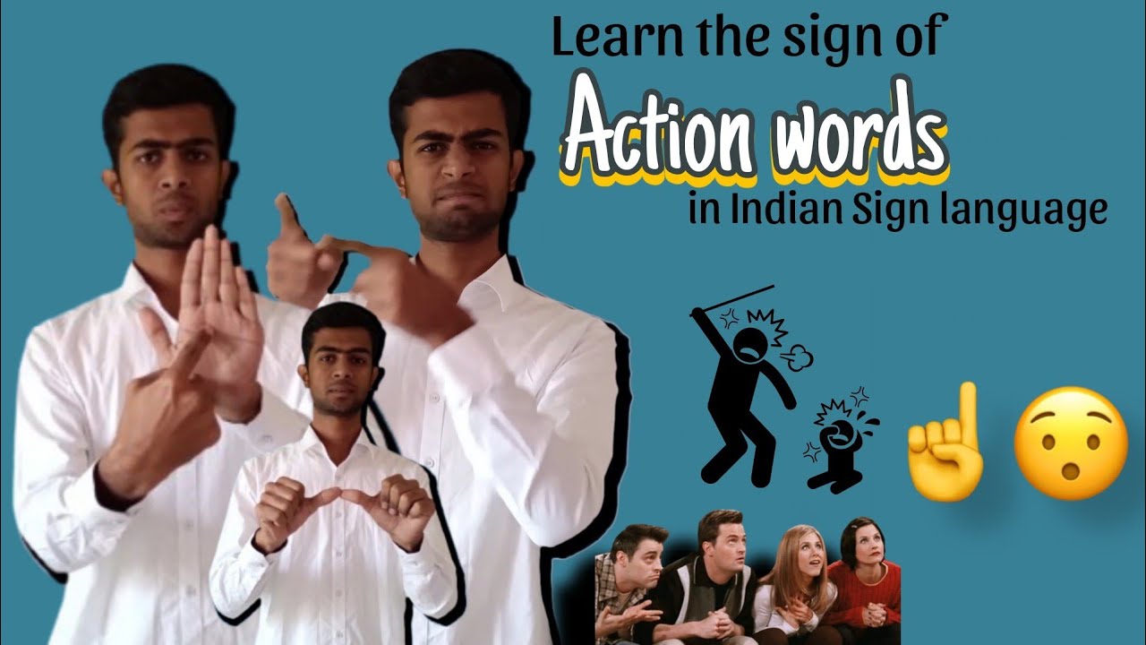 Action words in Indian Sign Language | ISL | - YouTube