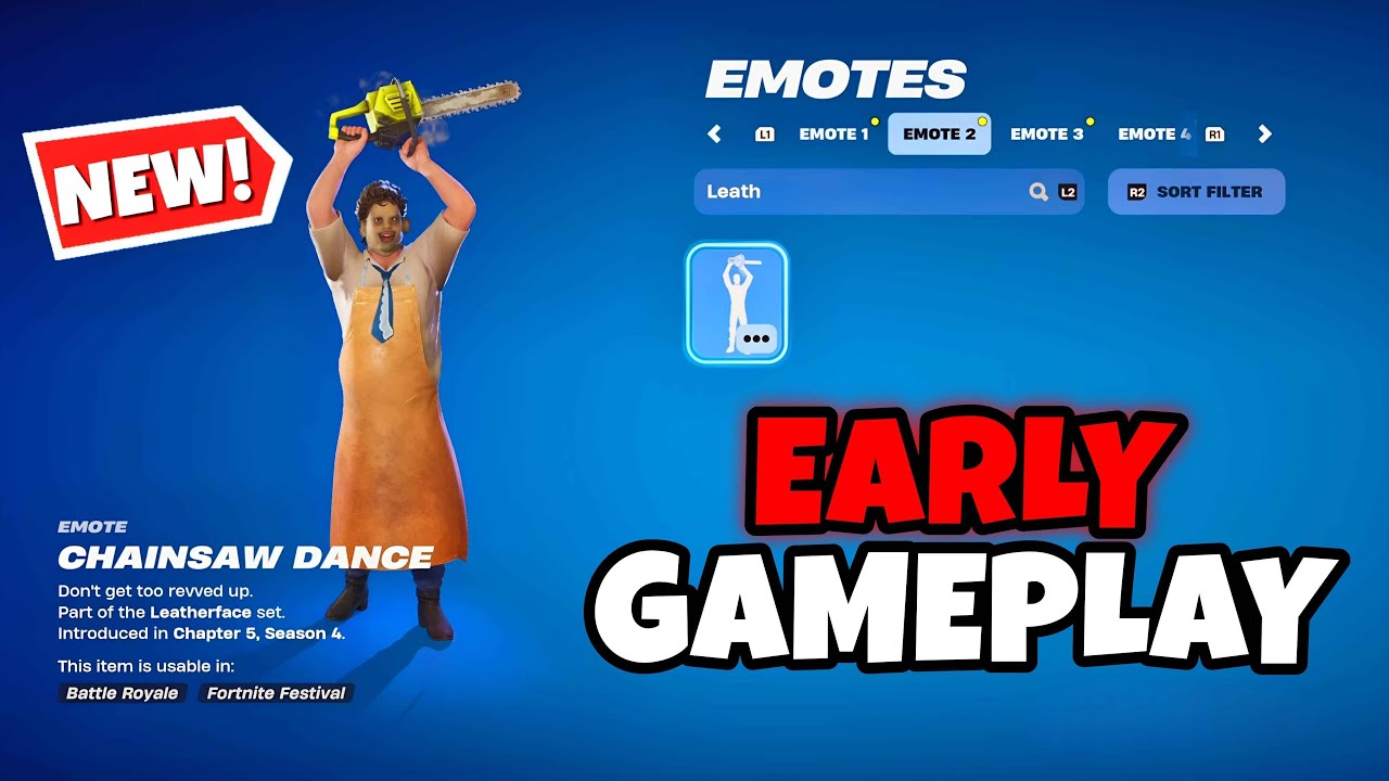 Fortnite x Leatherface EARLY GAMEPLAY: Was He WORTH The Wait?? (Release ...