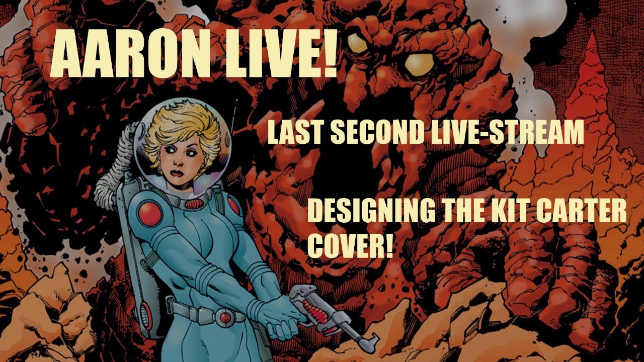 AARON LIVE! Last Second Live-Stream! Designing the Kit Carter Cover ...