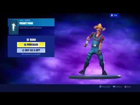 *NEW* FRIGHT PUNK EMOTE -Fortnite 1st November 2019 - YouTube