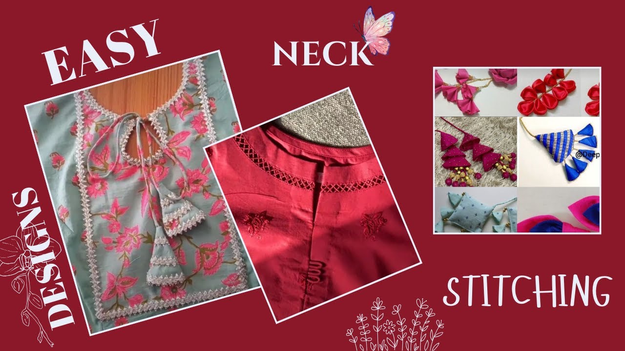 easy neck design stitching. Neck design tayar krny ka asan tariqa - YouTube