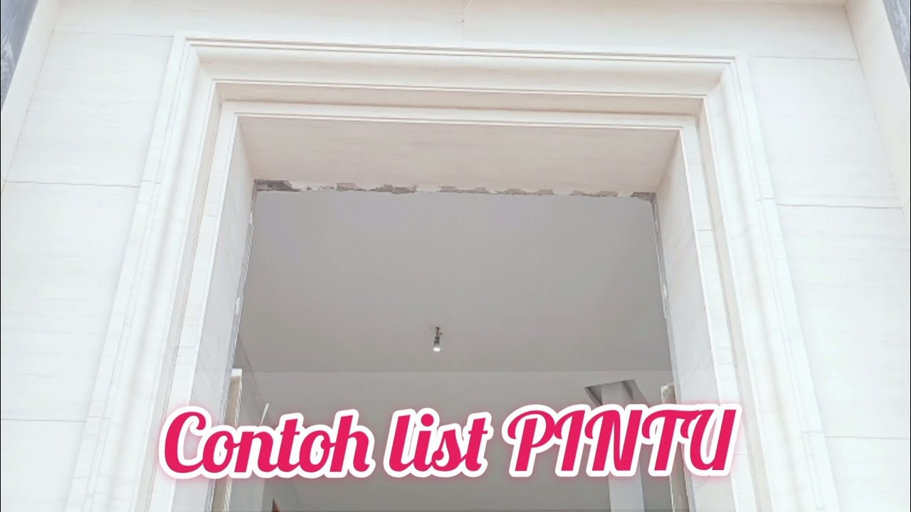 LIST PINTU MENGGUNAKAN MARMER - YouTube