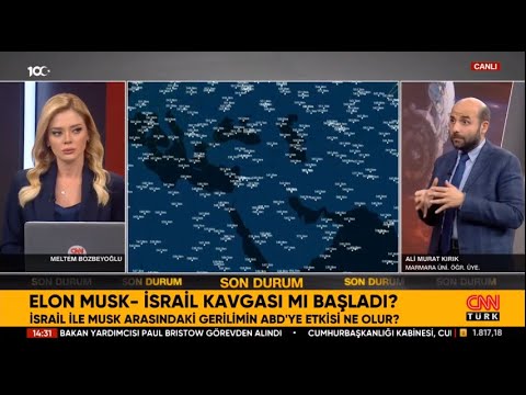 CNN Türk | Doç. Dr. Ali Murat Kırık | Elon Musk Gazze'ye intenet sunacak mı? Starlink gönderdi mi?